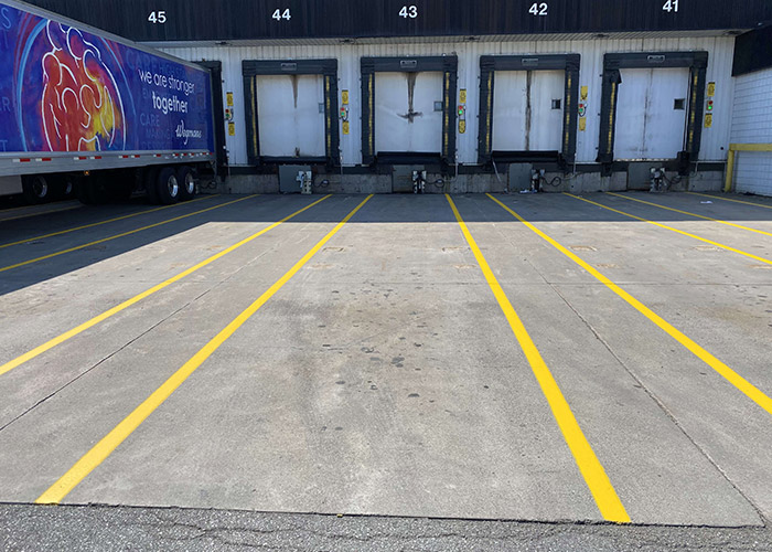 Parking Lot Striping Pictures & Design - Gallery 1-800-STRIPER